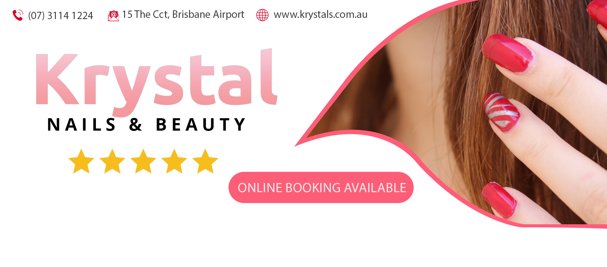 Krystal Nails & Beauty | Skygate, DFO, Brisbane City Airport